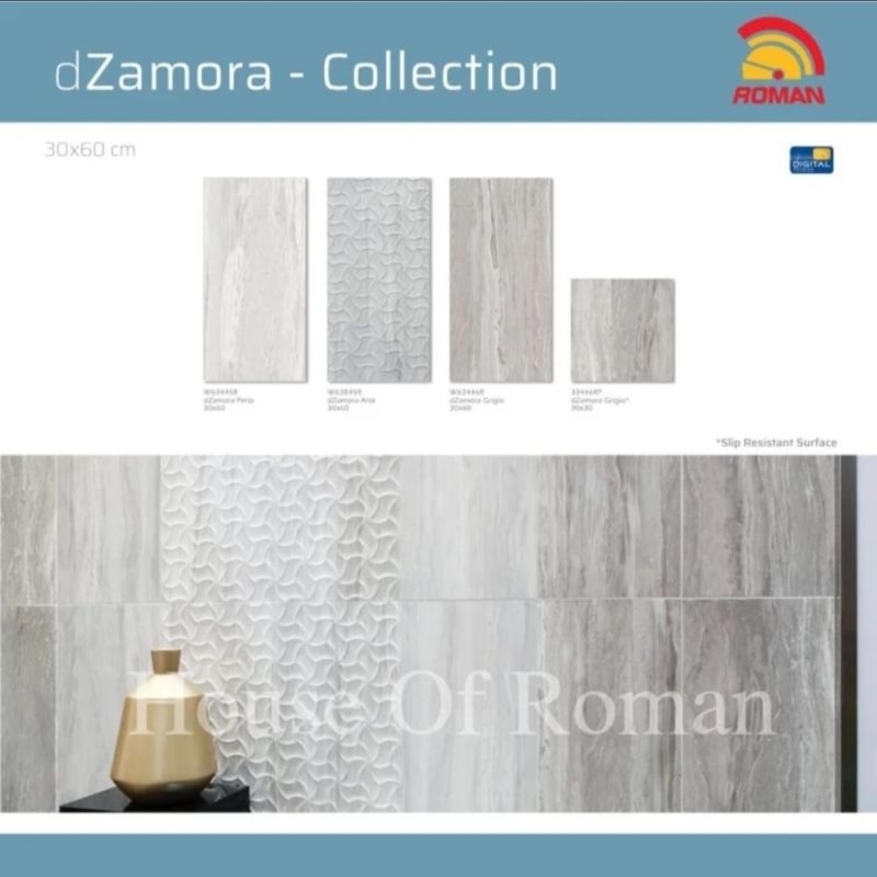 Jual Roman Keramik Glossy dZamora Series (Wall Tile) / Keramik Kilap ...