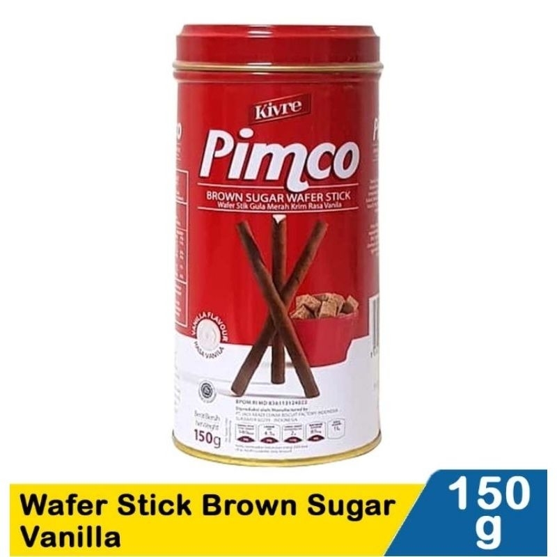 Jual pimco wafer stick // brown sugar wafer stick // wafer kaleng // biskuit kaleng | Shopee ...