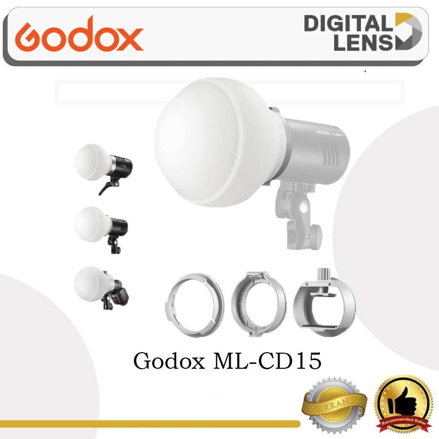 Jual Godox ML-CD15 Diffusion Dome for ML30 and ML30Bi LED Lights | Shopee Indonesia
