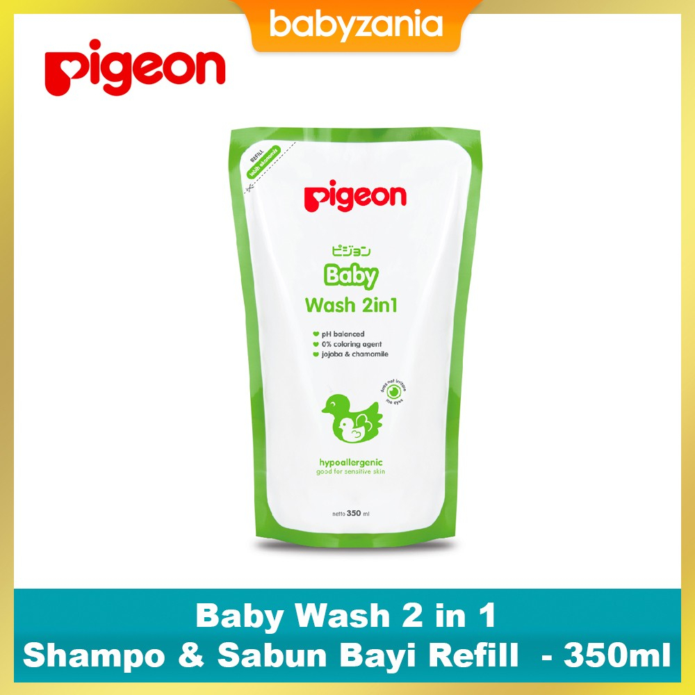 Jual Pigeon Baby Wash 2 in 1 Shampo & Sabun Bayi Refill - 350 ml | Shopee Indonesia