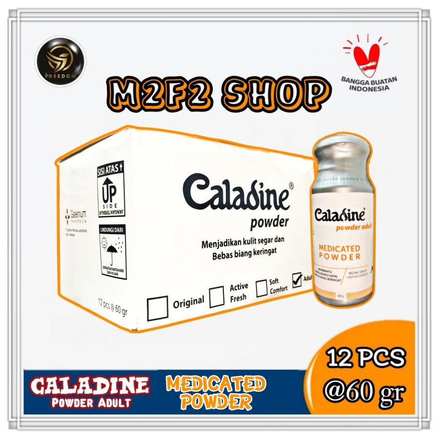 Jual Bedak Caladine Adult Medicated Powder Original - 60 gr (Kemasan ...