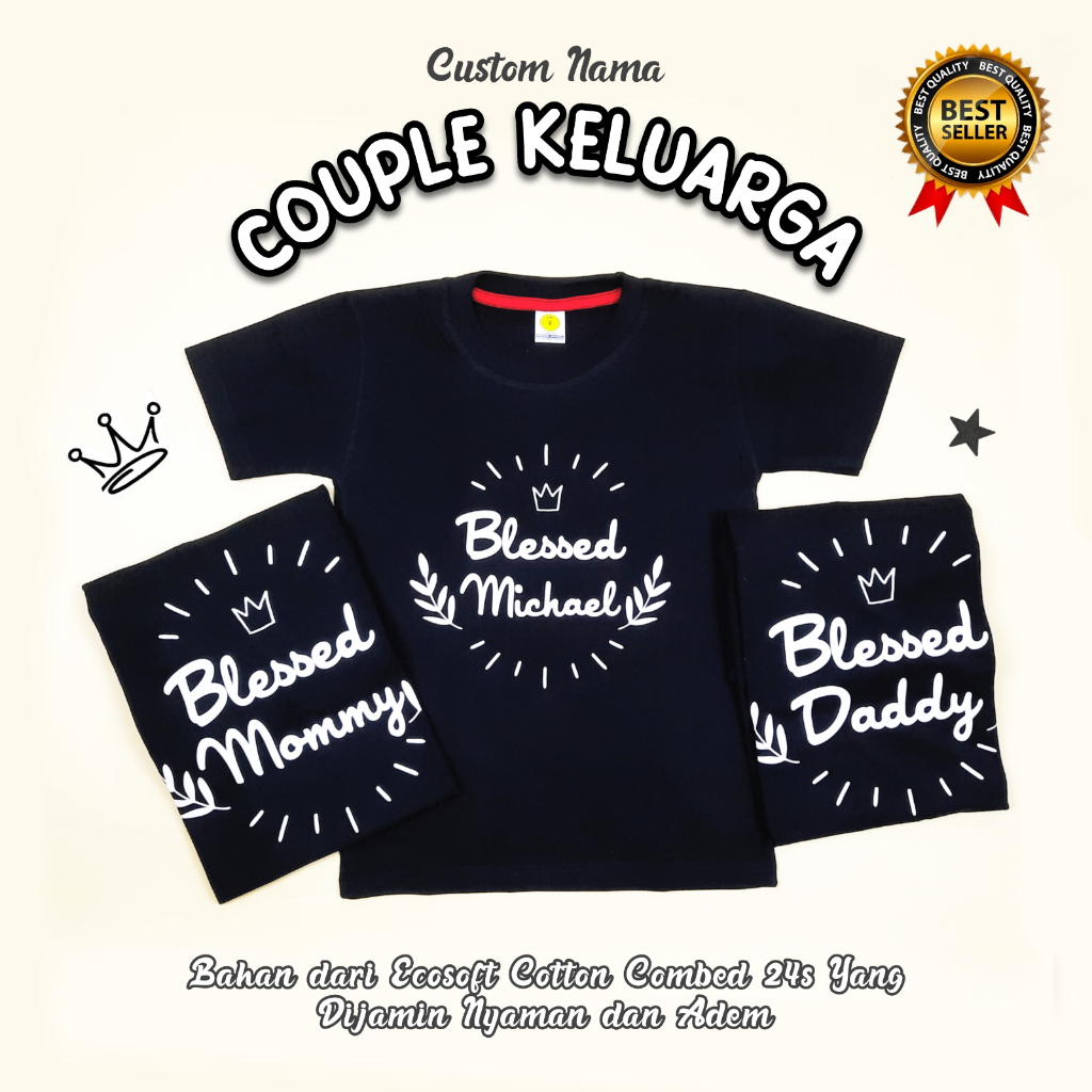 Jual ENZO Kaos Custom Anak & Dewasa | Baju Atasan Couple Family ...