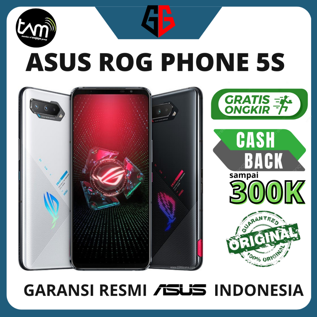 Jual Asus Rog Phone 5s 5 8 128gb 12 256gb Garansi Resmi Indonesia