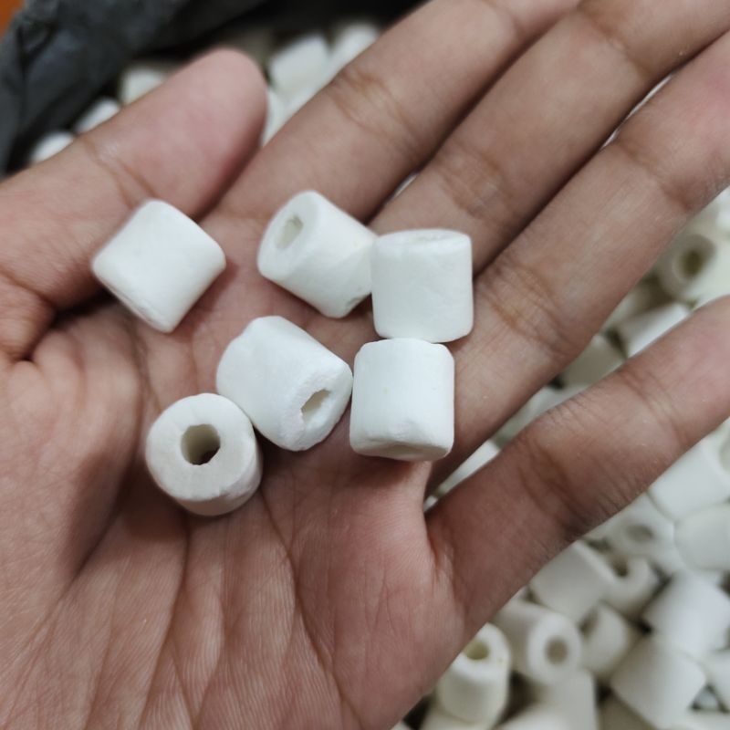 Jual BIO RING CERAMIC UKURAN S bioring filterisasi air asin dan air ...