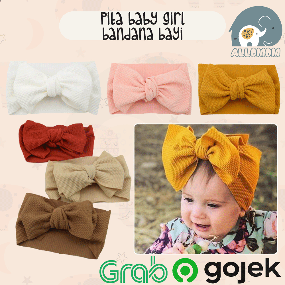 Jual Pita Bando Baby Lucu / Headband Bayi / Newborn Cewek / Bandana ...