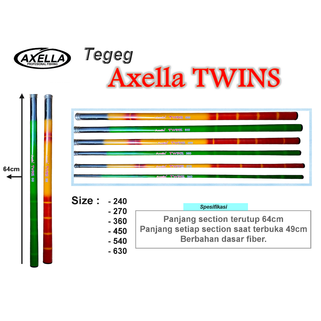 Jual Pancing Tegeg Axella TWINS Murah | Shopee Indonesia