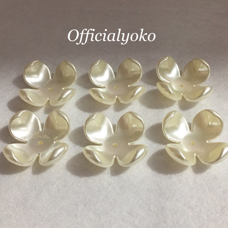 Jual Manik Pearl Kelopak Bunga Besar Clover (3pcs) | Shopee Indonesia