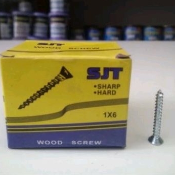 Jual Sekrup Kayu SJT 1" 1 inch Sekrup Kayu 2.5 cm 2,5 cm | Shopee Indonesia