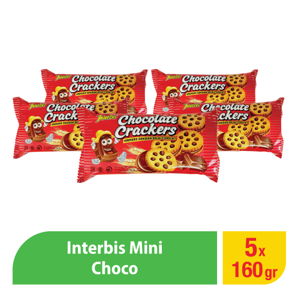 Jual Interbis Mini Chocolate Cracker - 160 Gr ( 5 pcs ) | Shopee Indonesia