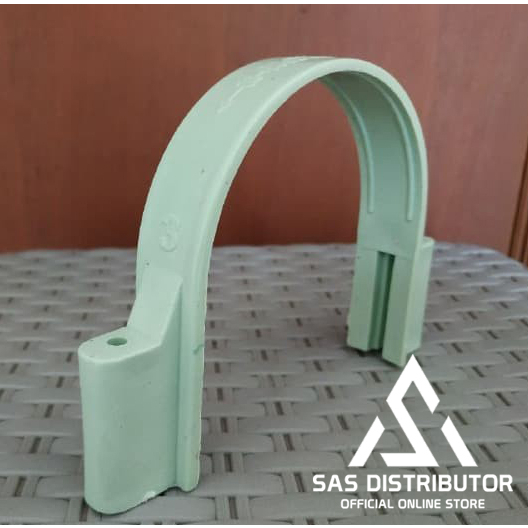 Jual Klem Pipa ARROW 3" inch / Klem Pipa Hijau PVC / Pipe Clamp / Klem ...