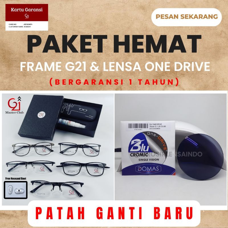 Jual PAKET FRAME G21 (499K) DAN LENSA DRIVE BERGARANSI = PATAH GANTI ...