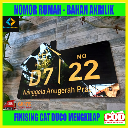 Jual NOMOR RUMAH UKURAN 28 x 18 cm / NOMOR RUMAH BAHAN ACRYLIC / NOMER ... Jual NOMOR RUMAH UKURAN 28 x 18 cm / NOMOR RUMAH BAHAN ACRYLIC / NOMER ...