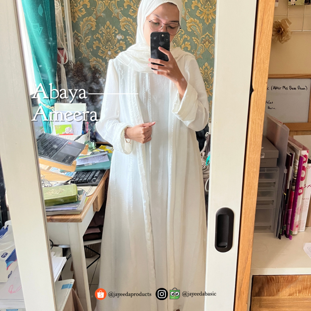 Jual Abaya Ameera (Inner & Outer) | Shopee Indonesia