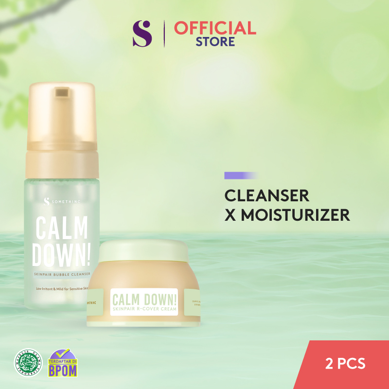Jual SOMETHINC [2 PCS] Paket Calm Down Series Skinpair Bubble Cleanser ...