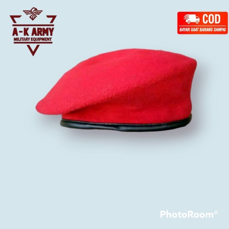Jual BARET MERAH - BARET KOPASSUS - BARET PEMUDA PANCASILA | Shopee ...