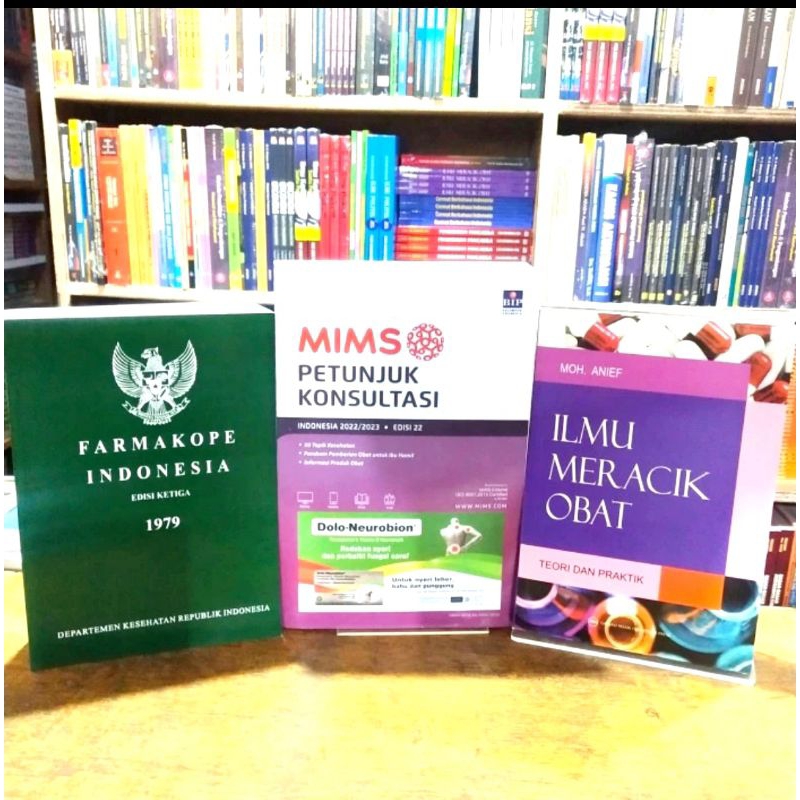 Jual BUKU PAKET DASAR FARMASI MIMS 2022/2023 ILMU MERACIK OBAT DAN ...