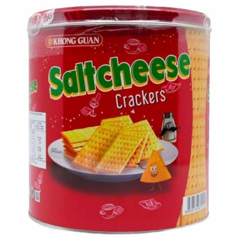Jual Khong Guan Saltcheese Crackers 336g 336 gram cracker | Shopee ...