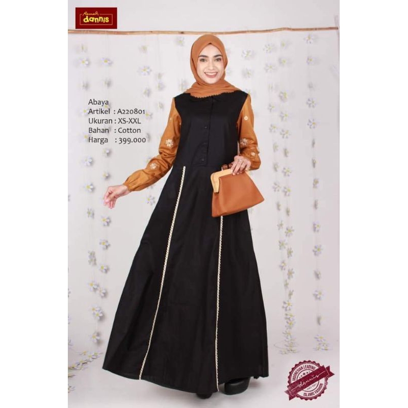 Jual Ready SALE!! Gamis Terbaru 2023/Abaya Dannis A220801 | Shopee ...