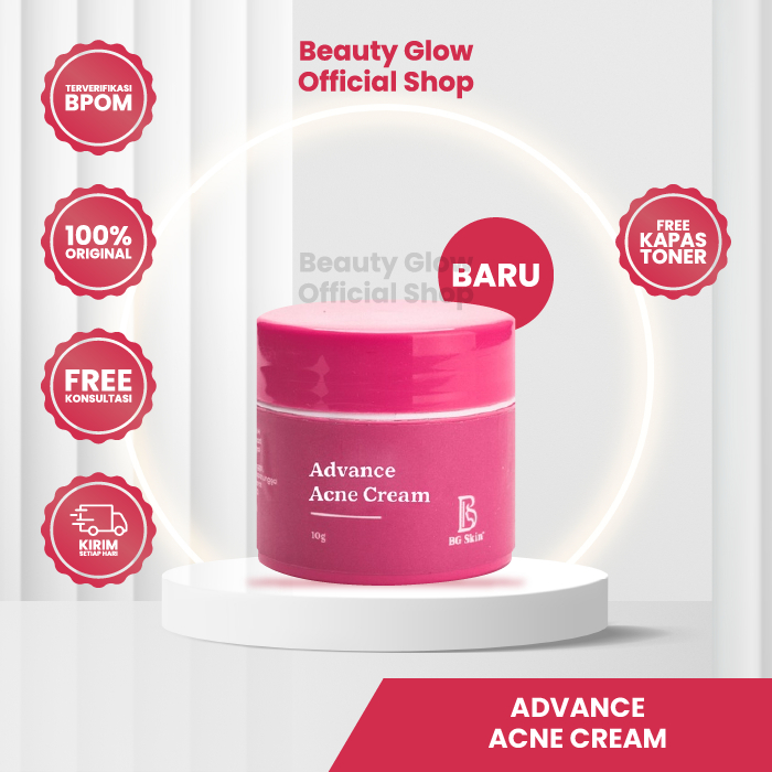 Jual BG SKIN ADVANCE ACNE CREAM NIGHT CREAM SENSITIVE SKIN | Shopee ...