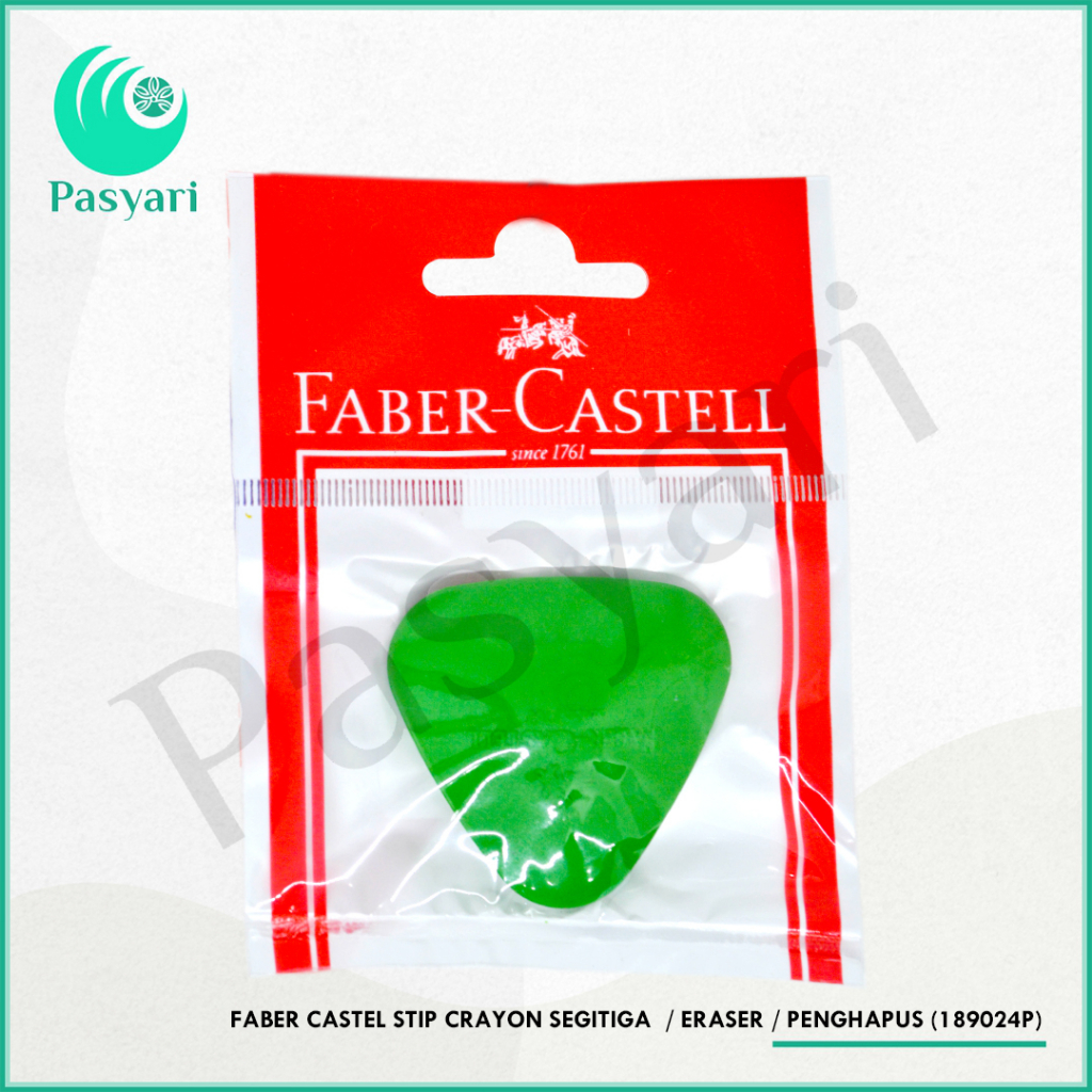 Jual FABER CASTEL STIP CRAYON SEGITIGA / ERASER / PENGHAPUS (189024P ...