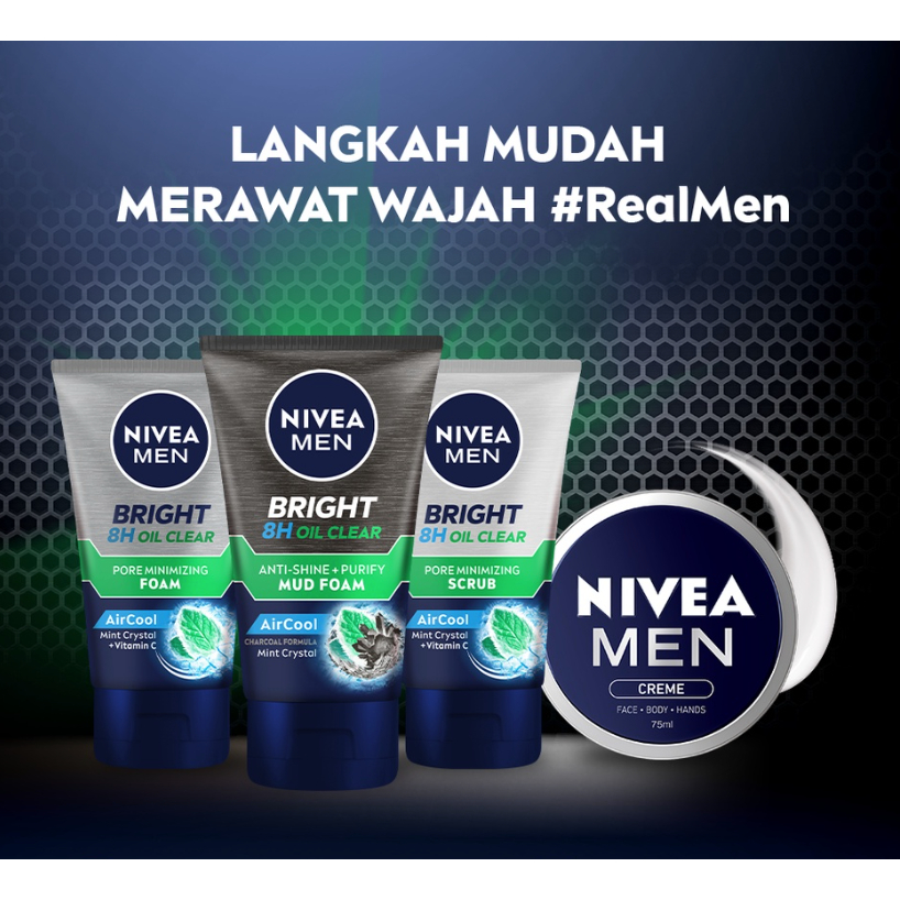 Jual NIVEA MEN Sabun Cuci Muka - 100 ml (all variant) | Shopee Indonesia