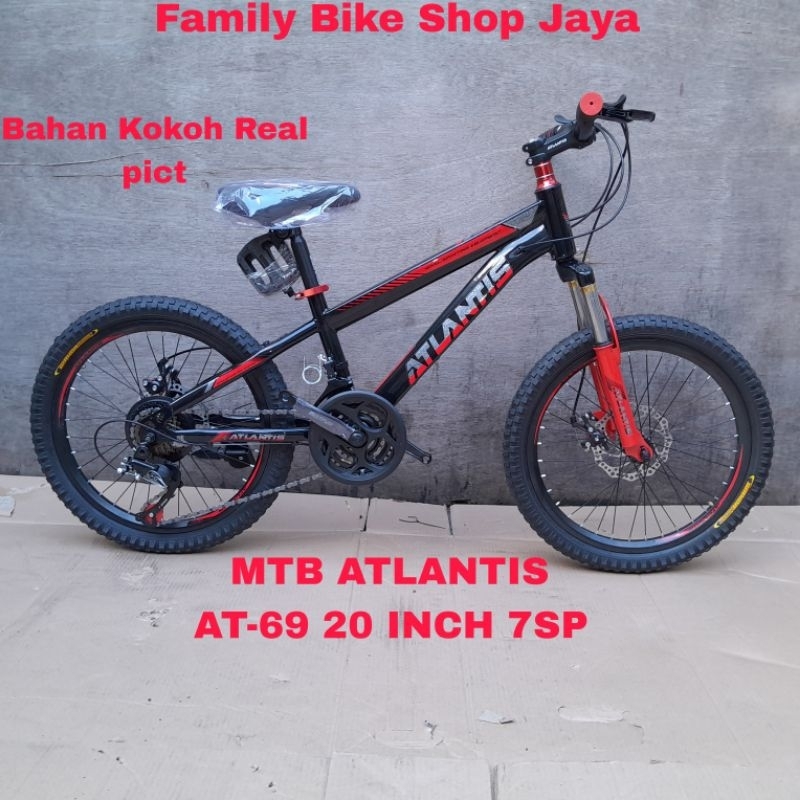 Jual Sepeda Gunung MTB Atlantis 20 Inch Rem Cakram 21Speed | Shopee ...