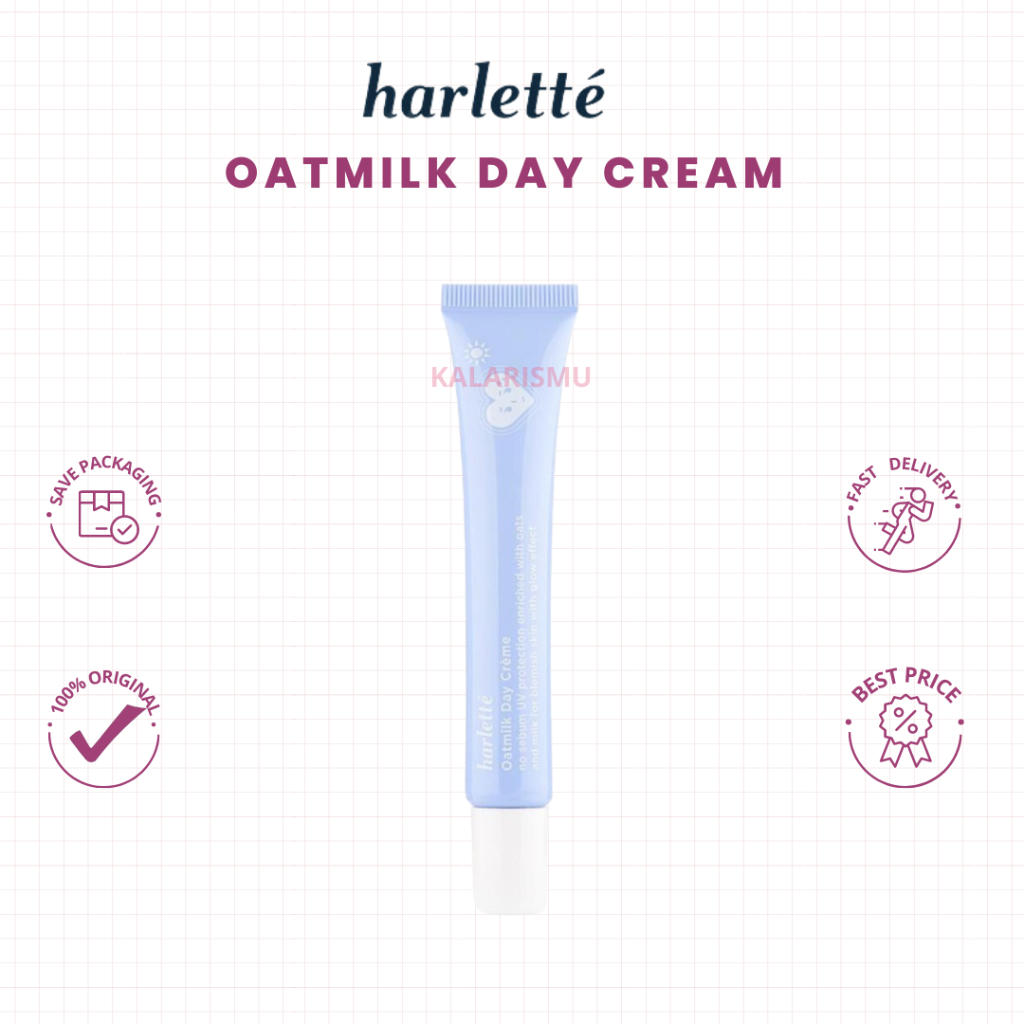 Jual Harlette Oatmilk Day Creme 25gr | Shopee Indonesia