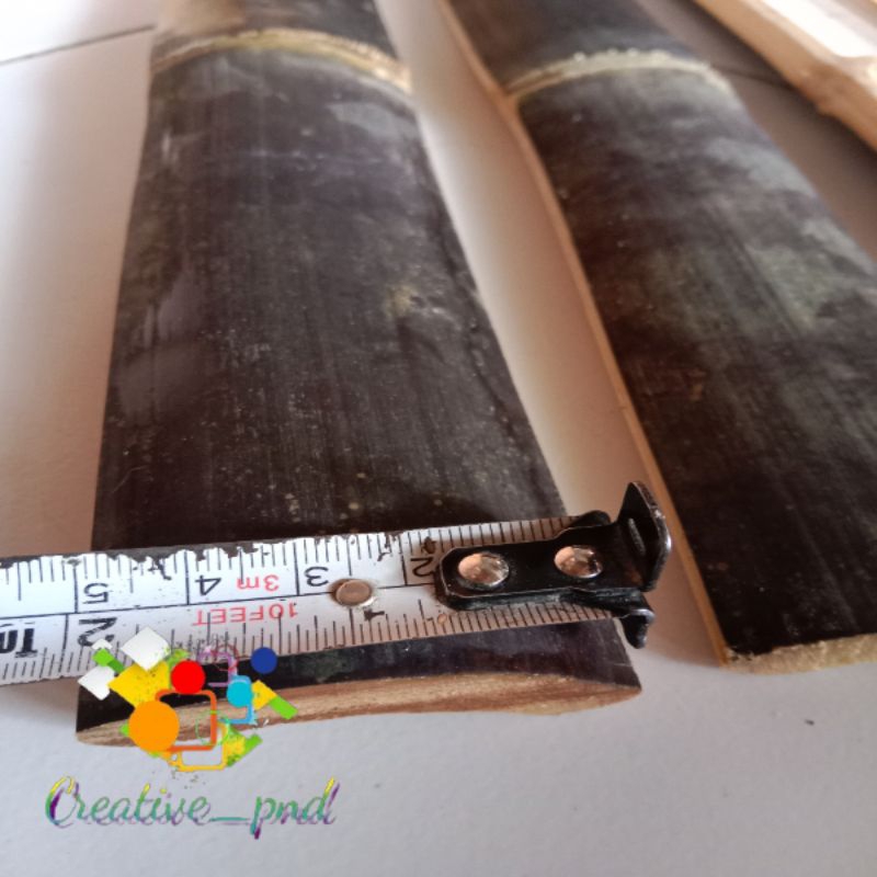 Jual bilah bambu wulung hitam bahan stik atau campa alat pemukul ...