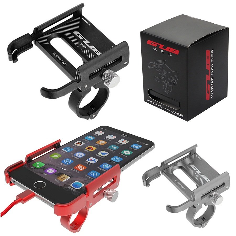 Jual GUB P30 Aluminium Phone Holder 360 Rotation - Holder HP Motor dan Sepeda | Shopee Indonesia