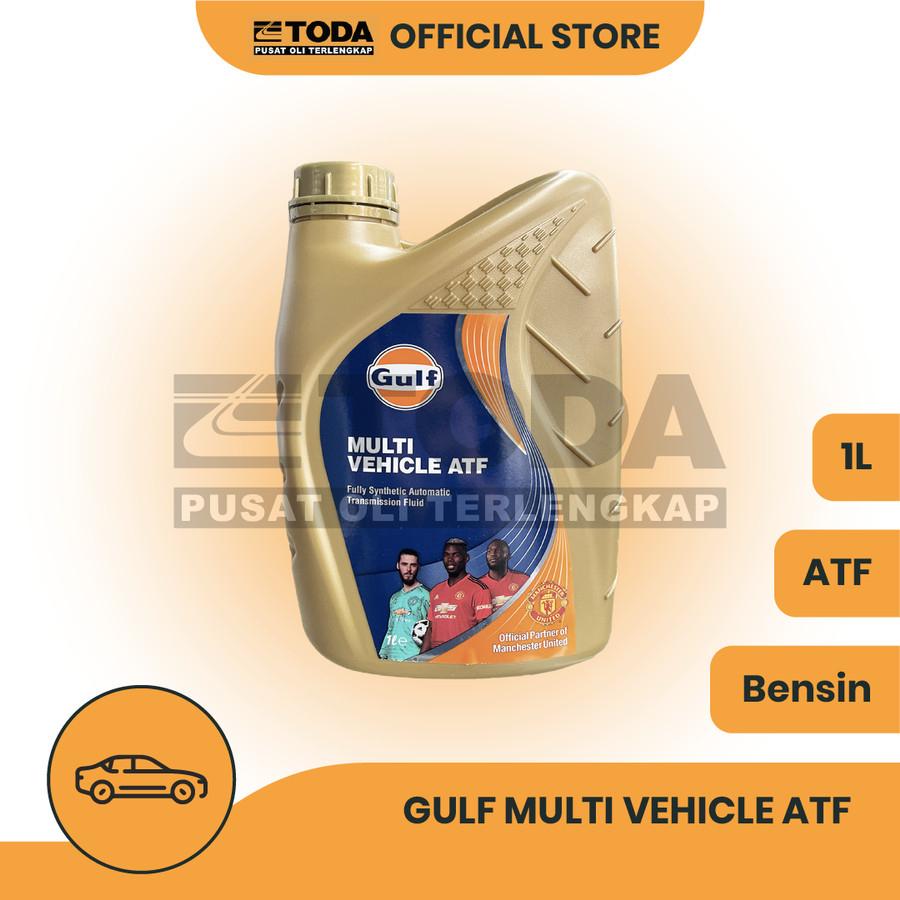 Jual Oli Matic Gulf Multi Vehicle ATF 1L Original Oli Transmisi Matic | Shopee Indonesia
