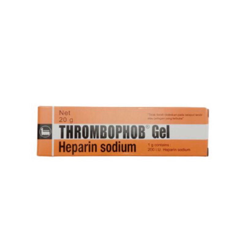 Jual Thrombophop Gel Heparin Sodium Isi 20 Gram Obat Luka | Shopee ...
