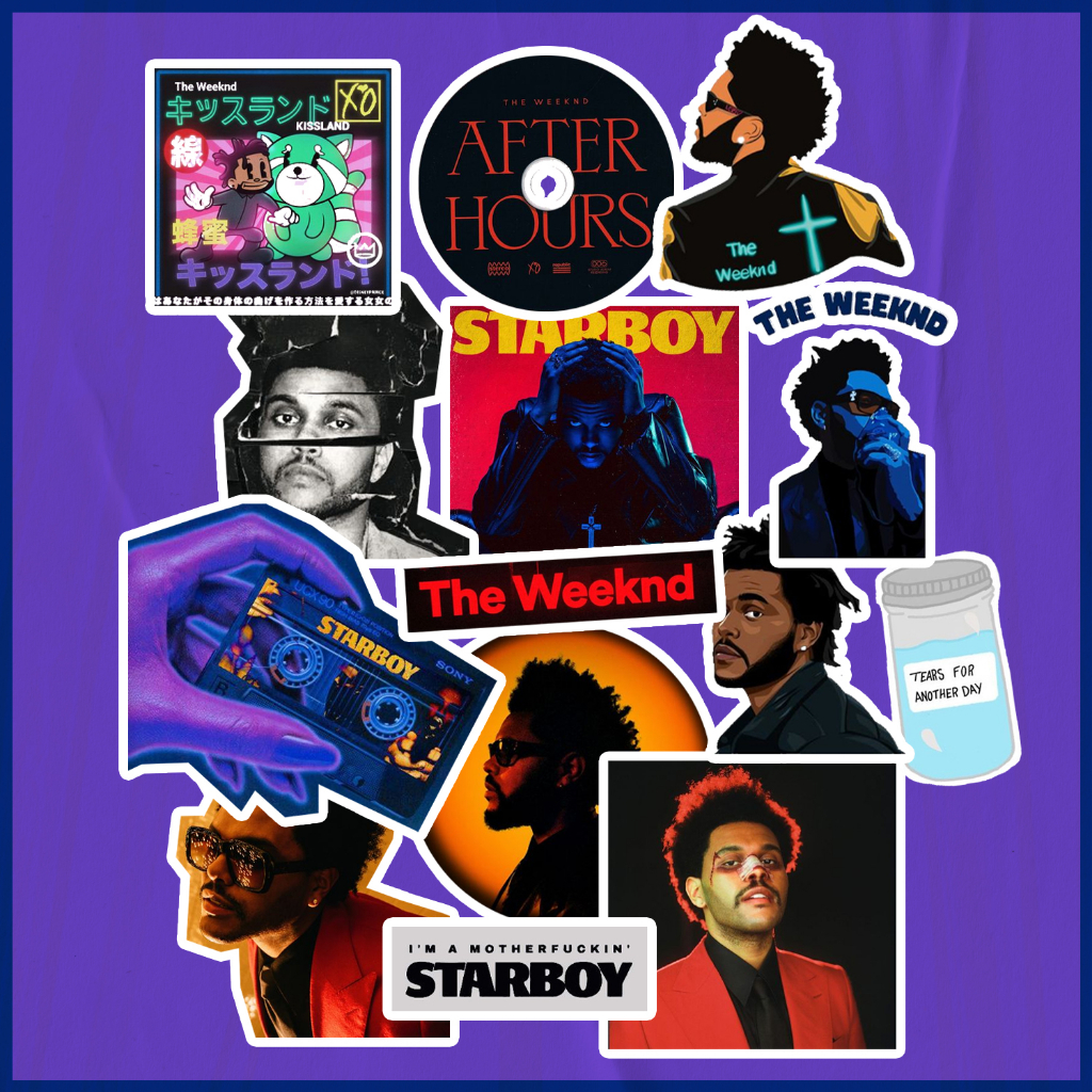 Jual The Weeknd Sticker Pack A6 (15pcs) | Shopee Indonesia