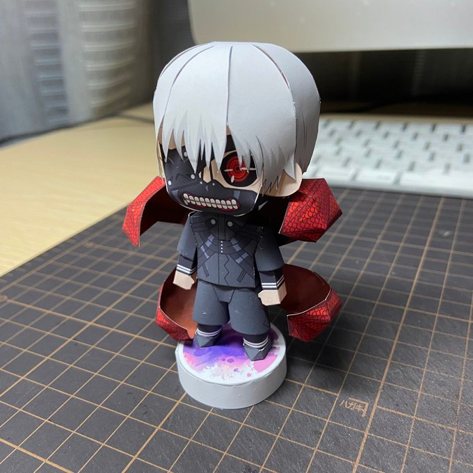 Jual DIY Papercraft "Kaneki" Tokyo Ghoul (Action Figure) | Shopee Indonesia