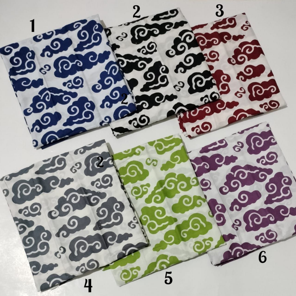 Jual AK KAIN BATIK CAP HANDMADE 2 METERAN GARUTAN MOTIF MEGA MENDUNG ...