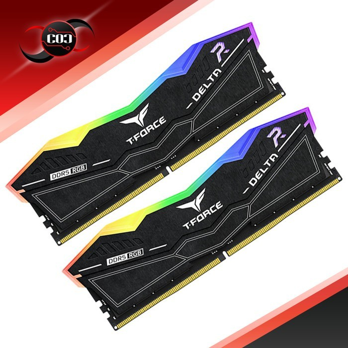 Jual Team T-Force Delta RGB DDR5 6000MHz Dual Channel 64GB (2x32GB ...