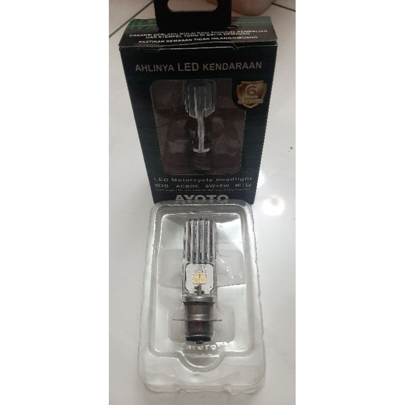 Jual Lampu depan motor LED AYOTO M2B H6 AC DC motor matic bebek | Shopee Indonesia