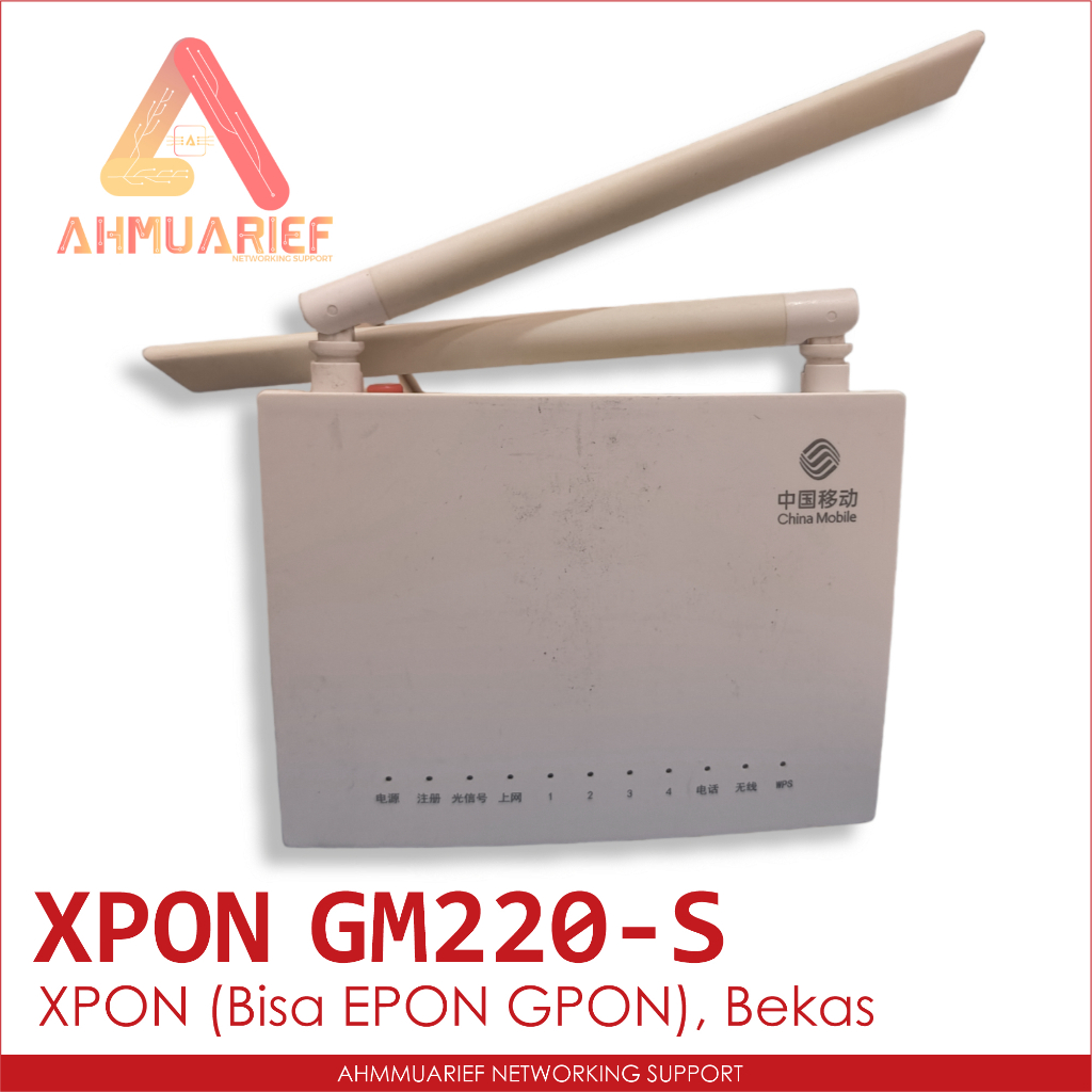 Jual ONU ONT GM220-S GM220S GM220 XPON BISA EPON GPON MODEM ROUTER ...