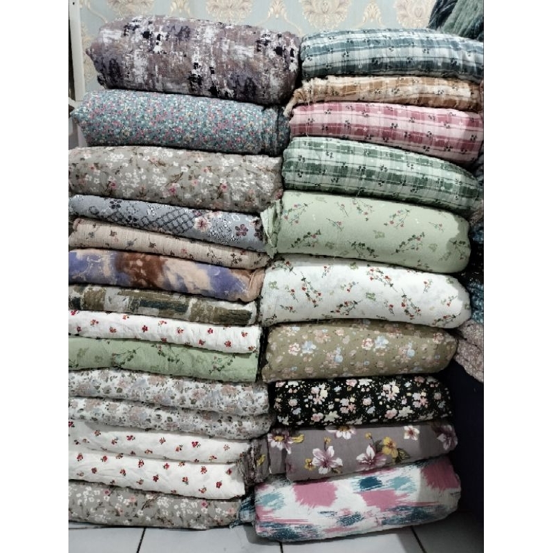 Jual KAIN KILOAN CRINGKLE DI METER (HARGA 50 CM) | Shopee Indonesia