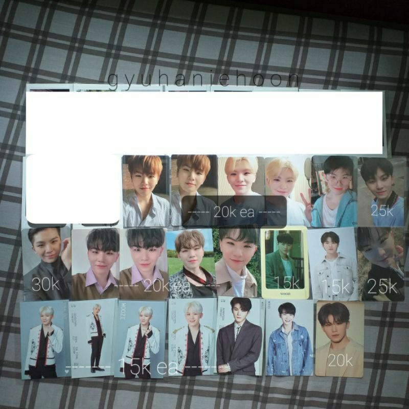 Jual Photocard PC & TC Woozi Seventeen | Shopee Indonesia