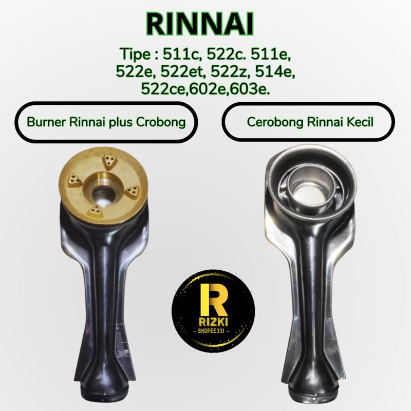 Jual Crobong Rinnai Panjang + Burner Tebal Rinnai Kecil | Shopee Indonesia