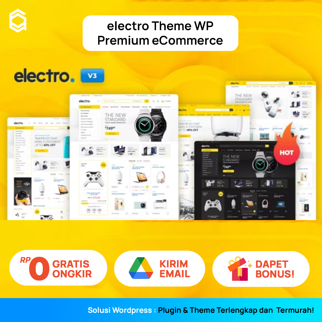 Jual Electro Tema Wordpress Premium eCommerce - Responsif & Mobile Friedly - Theme WordPress ...