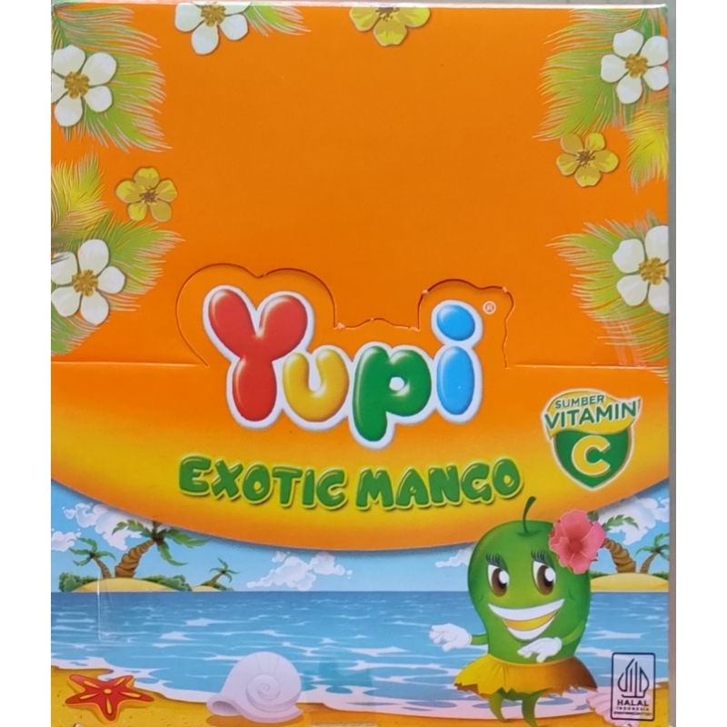 Jual YUPI EXOTIC MANGO 144Gr (24 x 6gr) | Shopee Indonesia