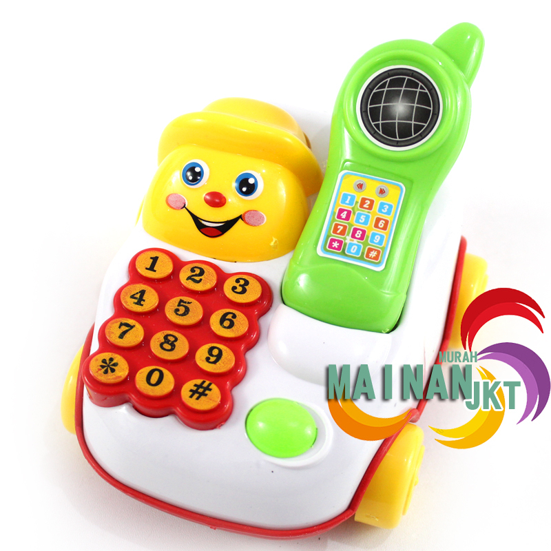 Jual MAINAN ANAK MURAH MOBIL TELEPONE TARIK SY6-464 TELEPONE CAR BUNYI ...