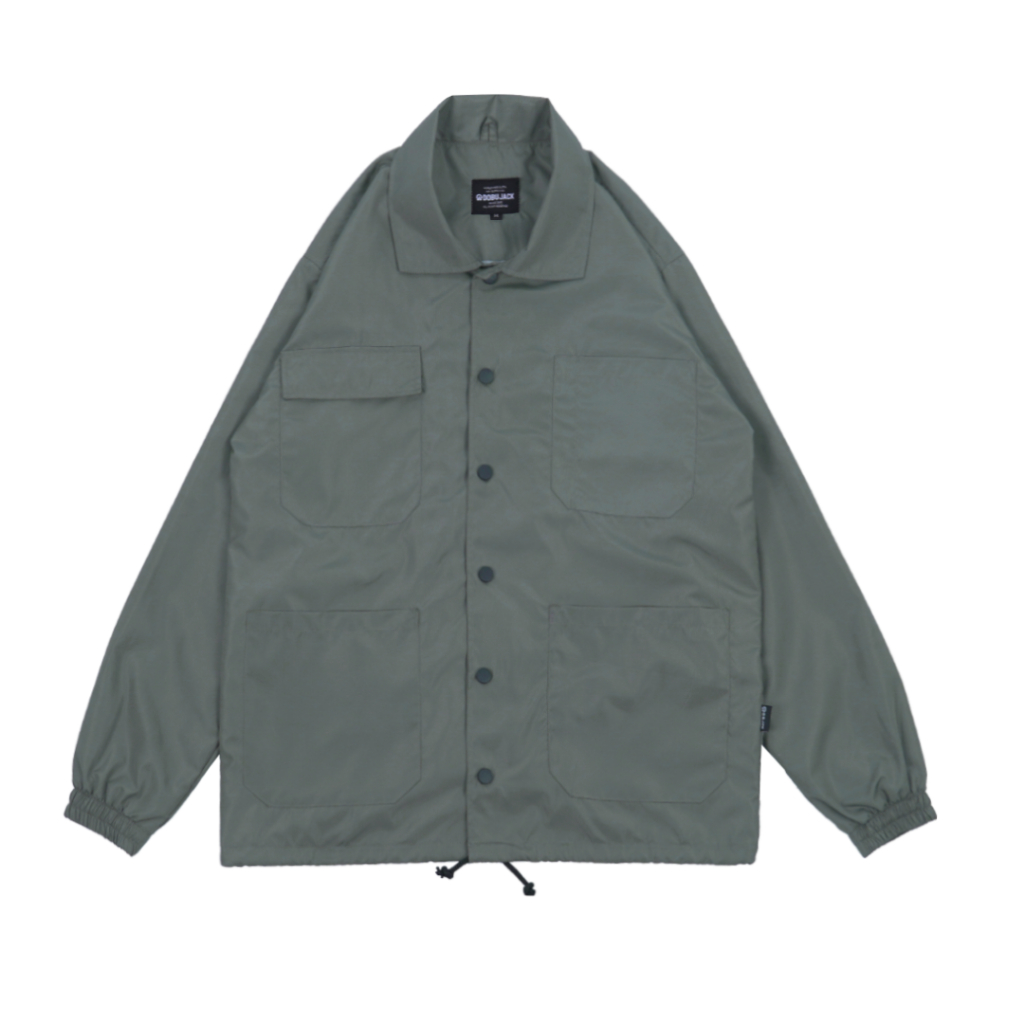 Jual Dobujack Coach Jacket Necro Soft Olive | Shopee Indonesia