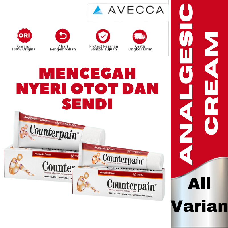 Jual Counterpain Cream 15 gr / Counterpain Cream 30 gr / Counterpain ...