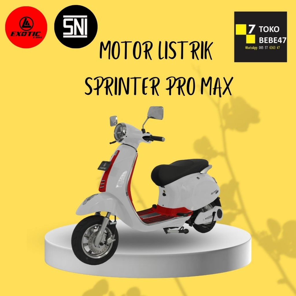 Jual MOTOR LISTRIK EXOTIC SPRINTER PROMAX BY PACIFIC | Shopee Indonesia