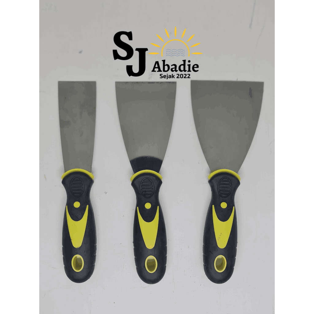 Jual (6 PCS) Alat Bangunan Kapi Kape Scraper Scrap Gagang Fiber WANLY 2 ...