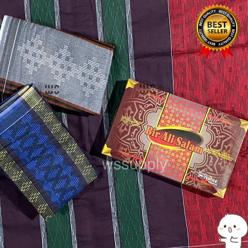 Jual Sarung Tenun Murah Bir Ali Salam Doby Jacquard kualitas super ...
