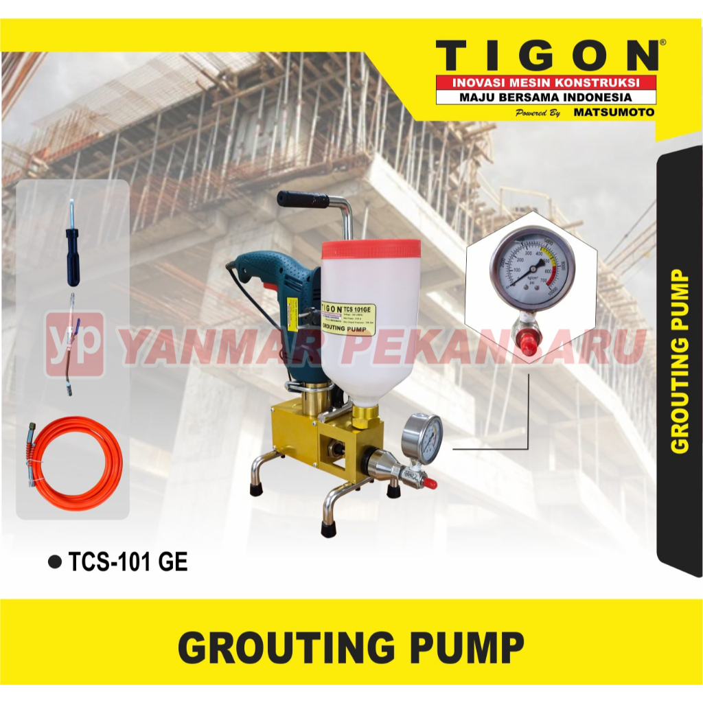 Jual Mesin Injeksi Beton / Grouting Pump TCS 101 GE TIGON | Shopee ...