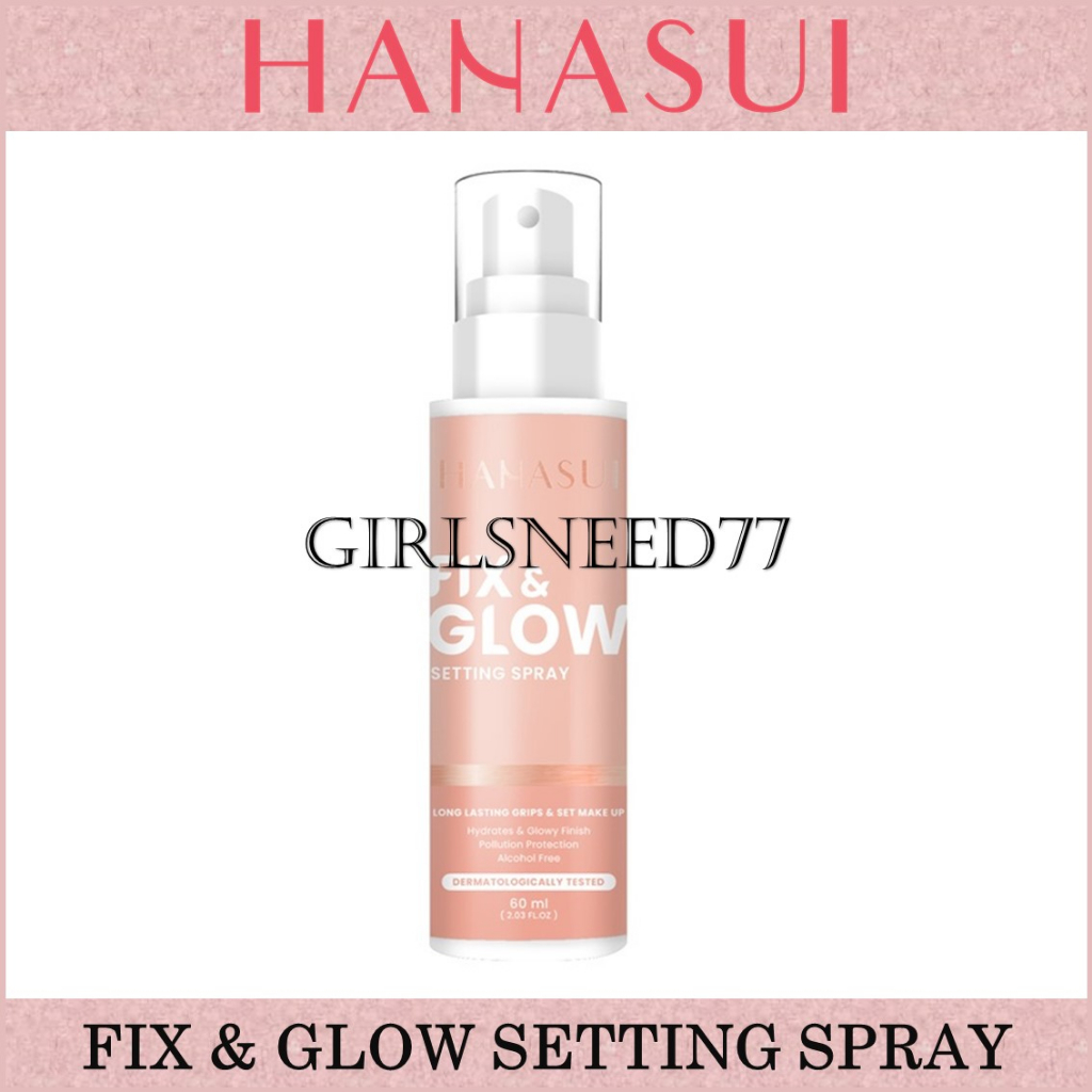 Jual Hanasui Fix & Glow Setting Spray Girlsneed77 | Shopee Indonesia
